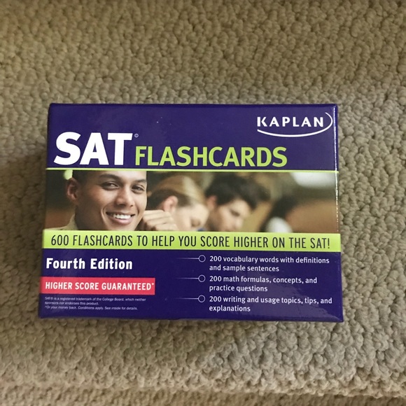 Other | Kaplan Sat Flashcards Fourth Edition | Poshmark